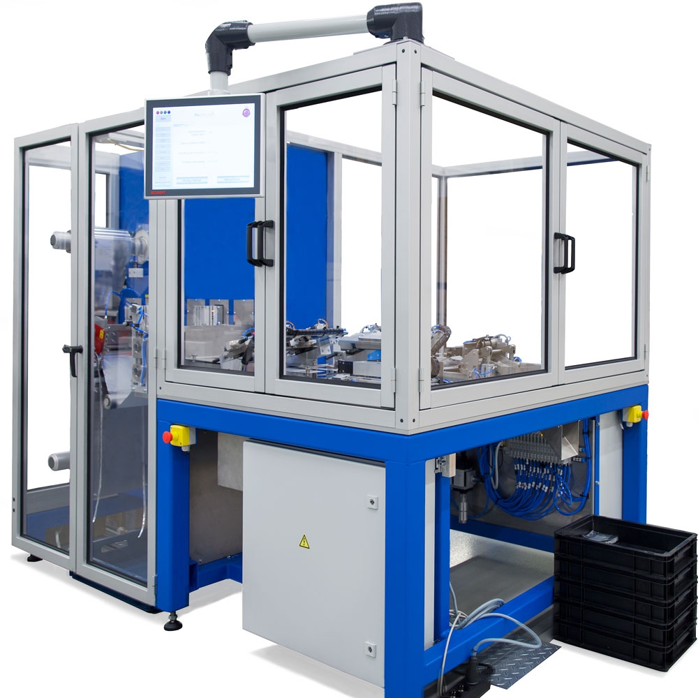 unique medical gauze folding machine.